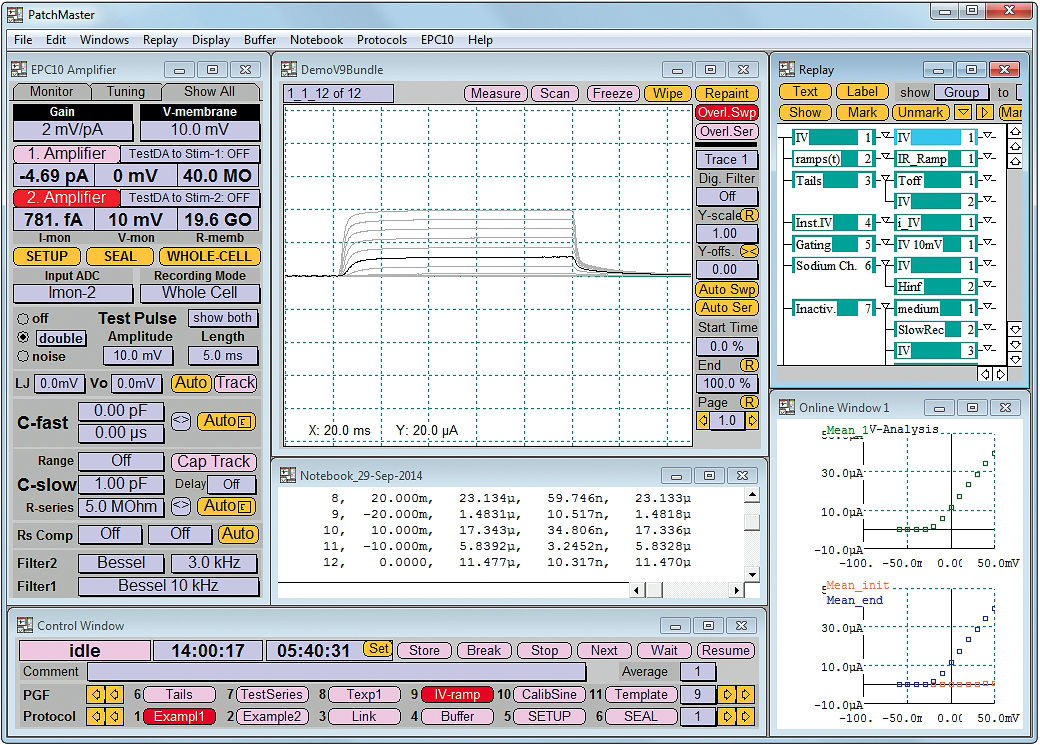 Research biosignal acquisition system - HEKA - Warner Instruments