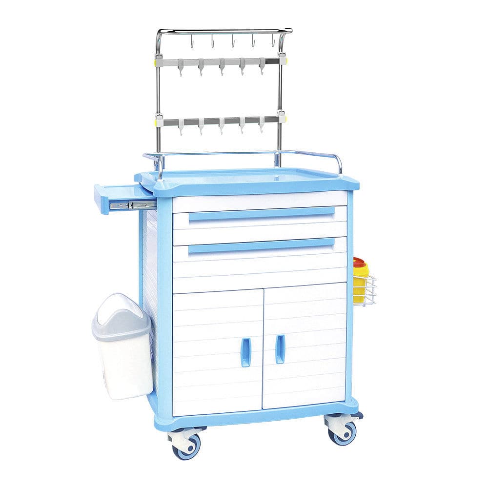 Medical trolley - HS-F-07 - Shandong HESOURCE Medical Equipment - for ...