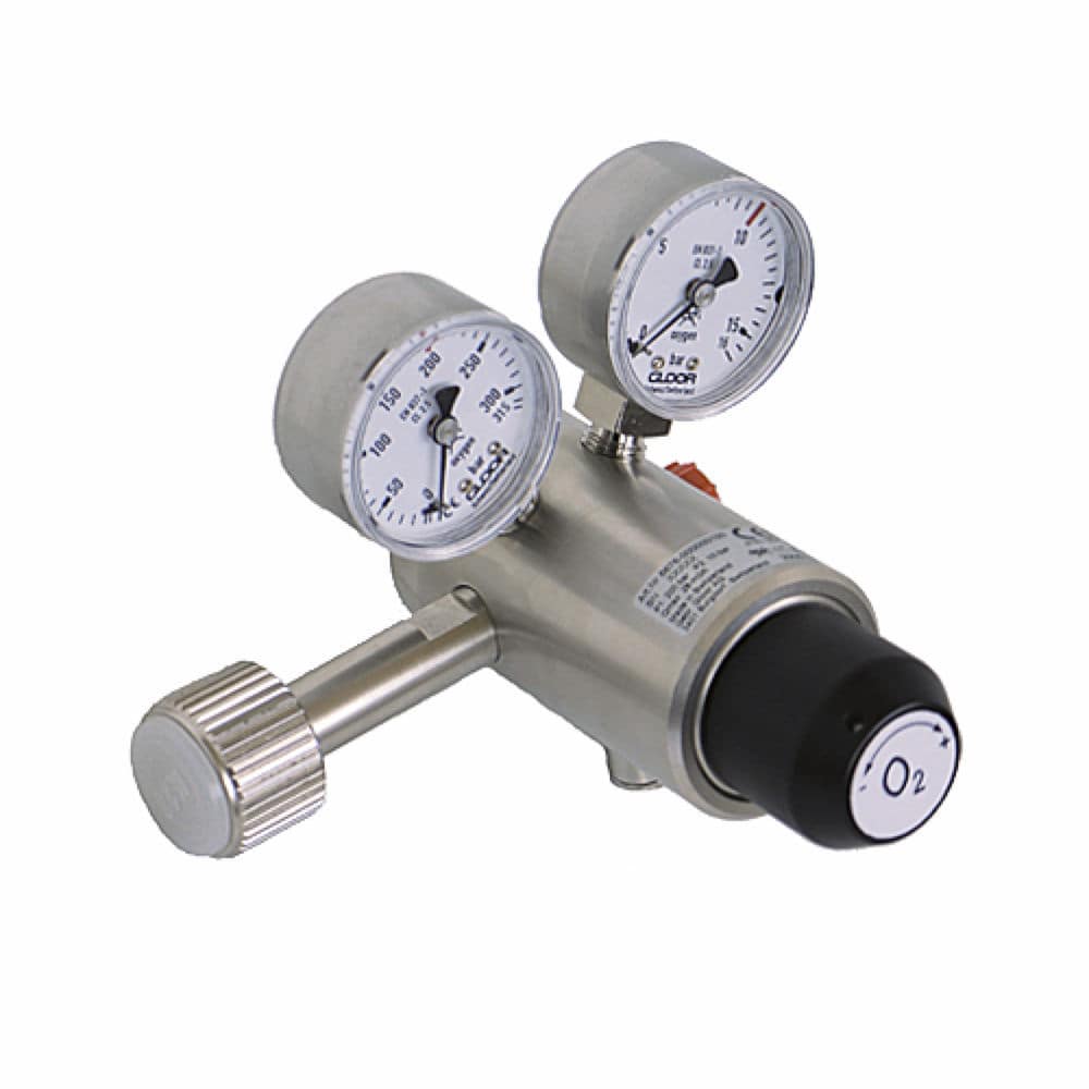 Oxygen pressure reducer - PM0103E - GLOOR MEDICAL - air / CO2 / helium