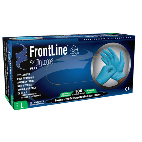 Nitrile gloves - FrontLine™ FL12 - Digitcare Corporation - medical ...