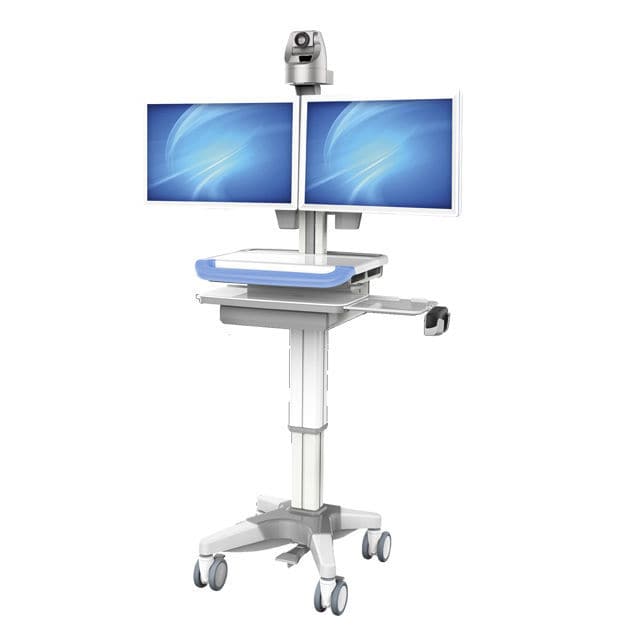 Height-adjustable telemedicine cart - PFG-00 - Fujian Secure Medical ...