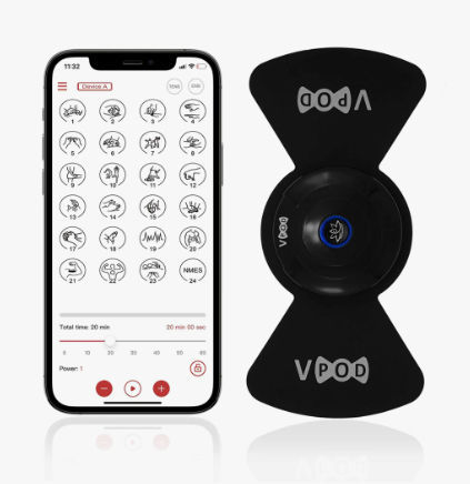 Electric stimulation pad - VPOD - Massage Therapy Concepts - wearable ...