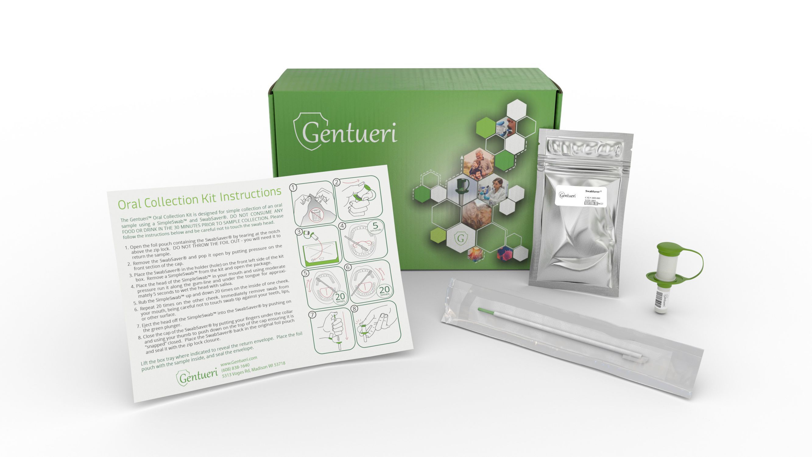 Oral fluid collection kit - Gentueri - Gentueri Inc.