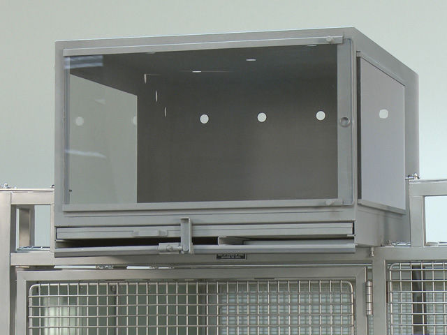 Cat animal research cage - LAB PRODUCTS - for dogs / for primates / modular