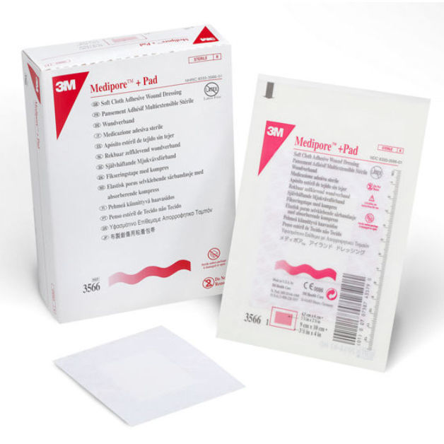 Sterile wound dressing - Medipore™ - 3M Health Care - non-adherent ...