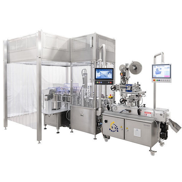 Laboratory labeling machine - RMLpharma series - b+b Automations- und ...