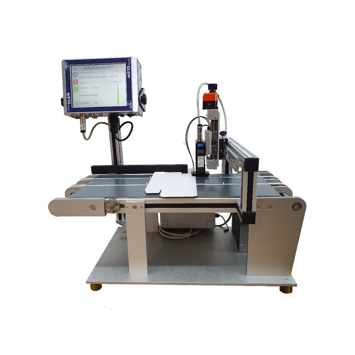 Carton labeling machine - M-FSM-TIJmini - b+b Automations- und ...