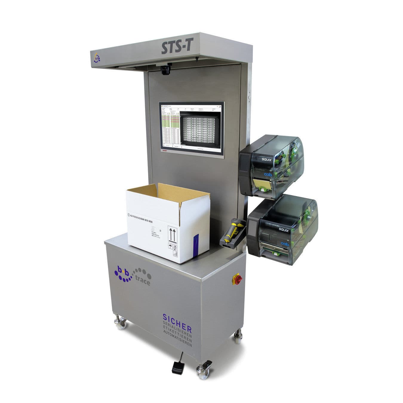 Semi-automatic pharmaceutical aggregation station - STS-T-1C20 - b+b ...