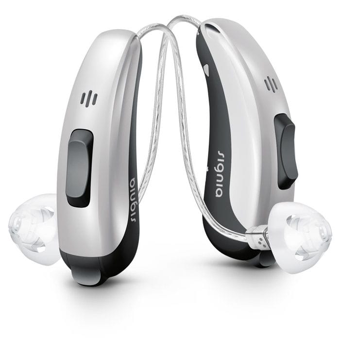 Mini RIC hearing aid - CROS Pure 312 Nx - Signia - remote-controlled