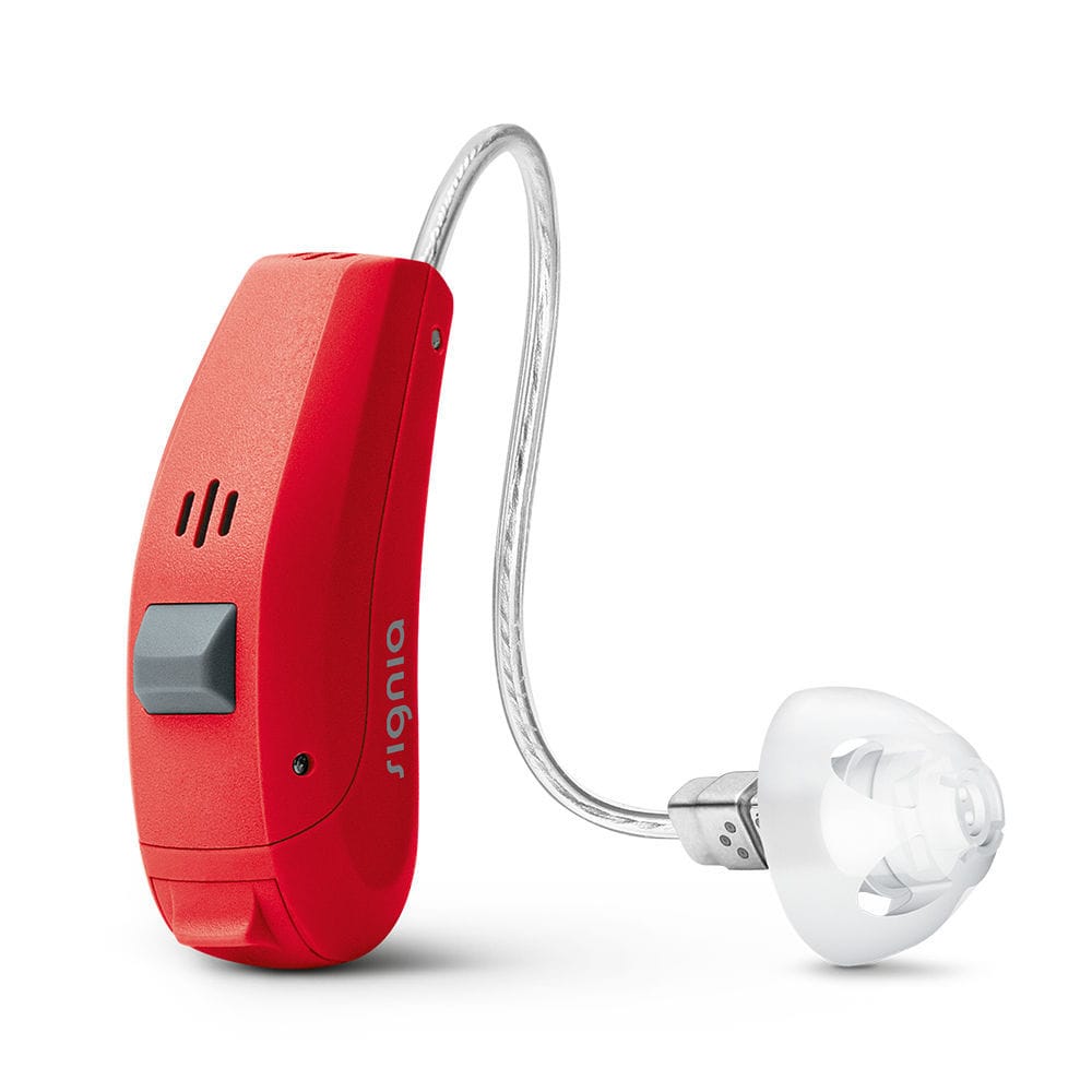 Mini RIC hearing aid - Ace primax - Signia - remote-controlled