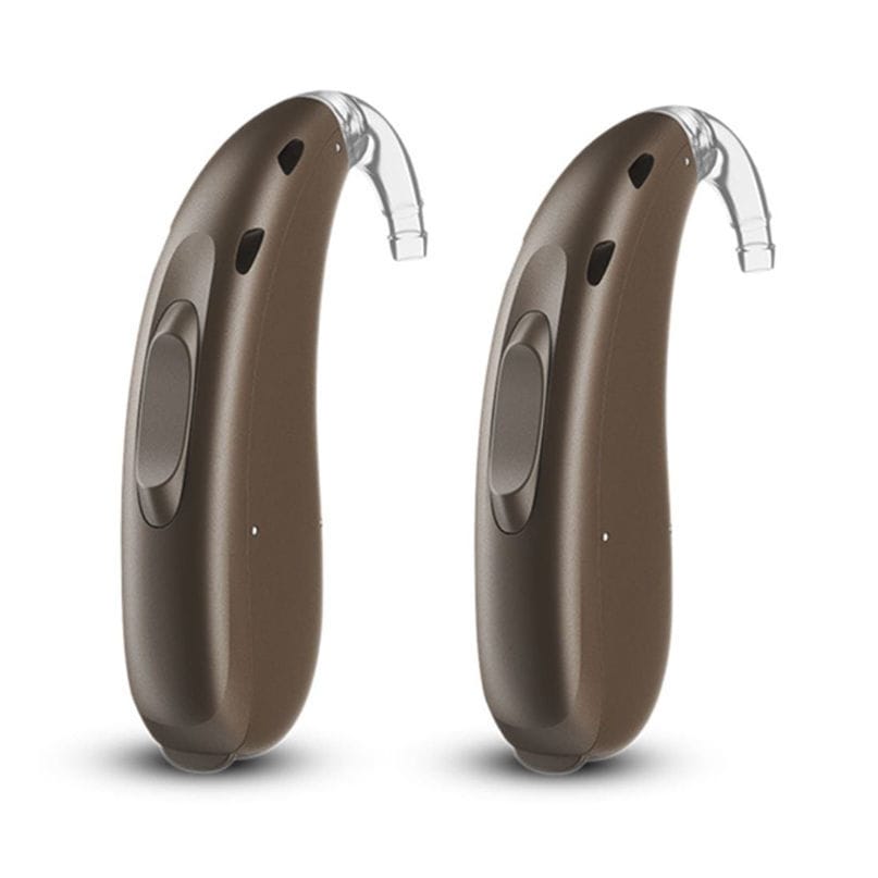 BTE hearing aid - B SP 7 - Audio-Service - telecoil / beige / brown