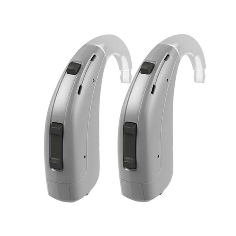 BTE hearing aid - Volta P - Audio-Service - telecoil / beige / brown