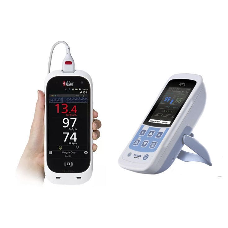 Hand-held pulse oximeter - DEHAS Medical Systems - medical / white