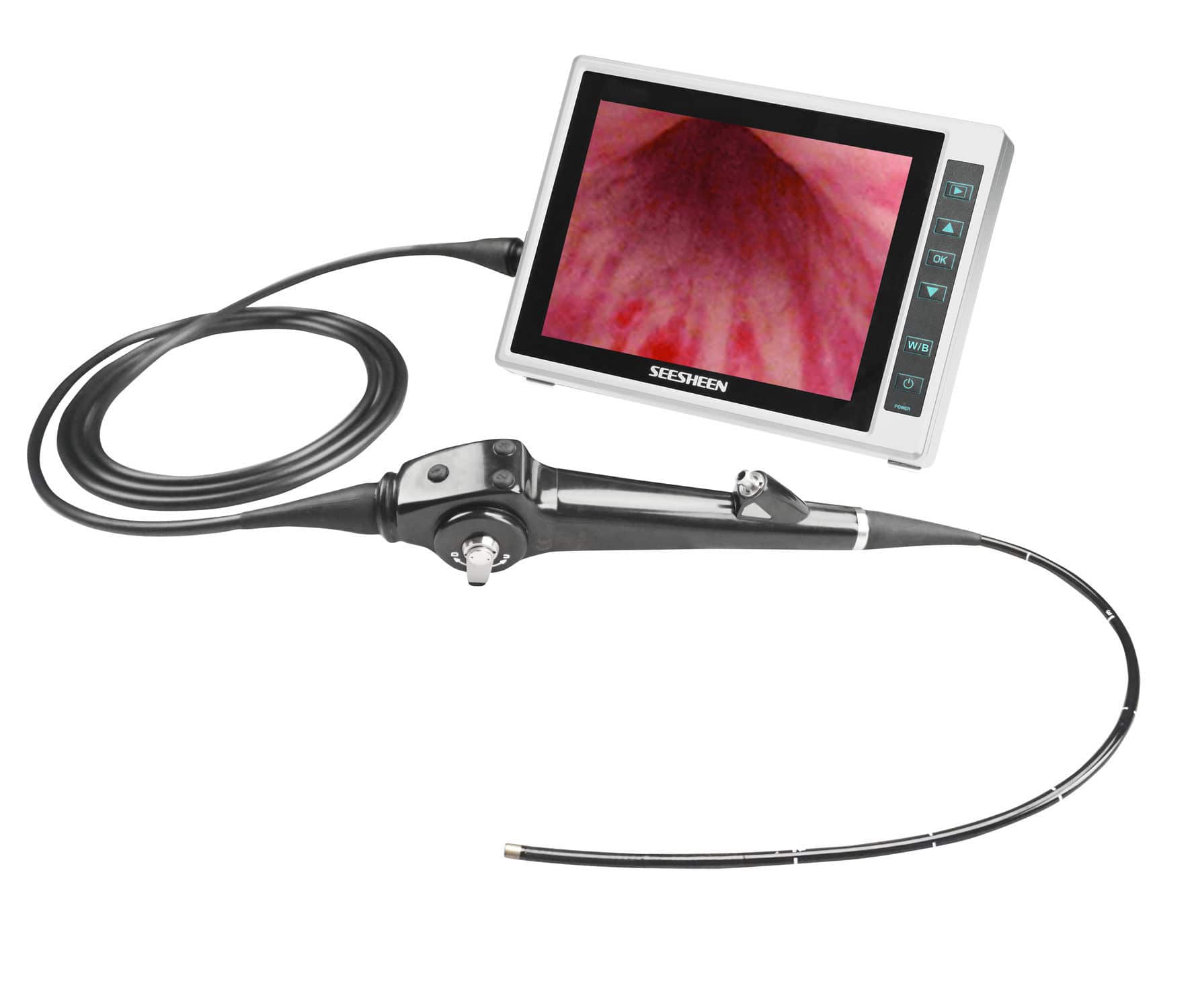 Video cystoscope with integrated video monitor - CY-1356 - Zhuhai ...