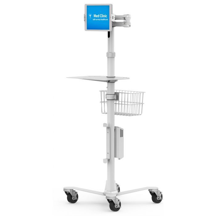Articulated support arm - Universal Medical Rolling Cart - Rise Freedom ...