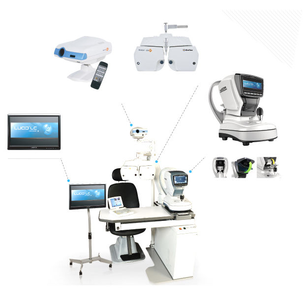 Ophthalmic workstation - Everview - with chair / with monitor