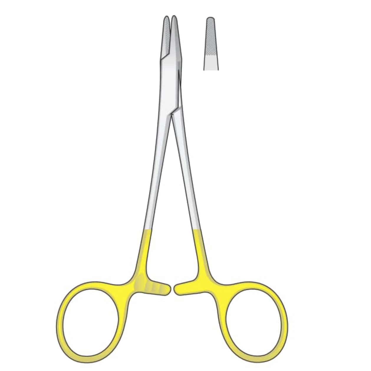 Dental surgery needle holder - 05-20-002 - J+K Chirurgische Instrumente ...