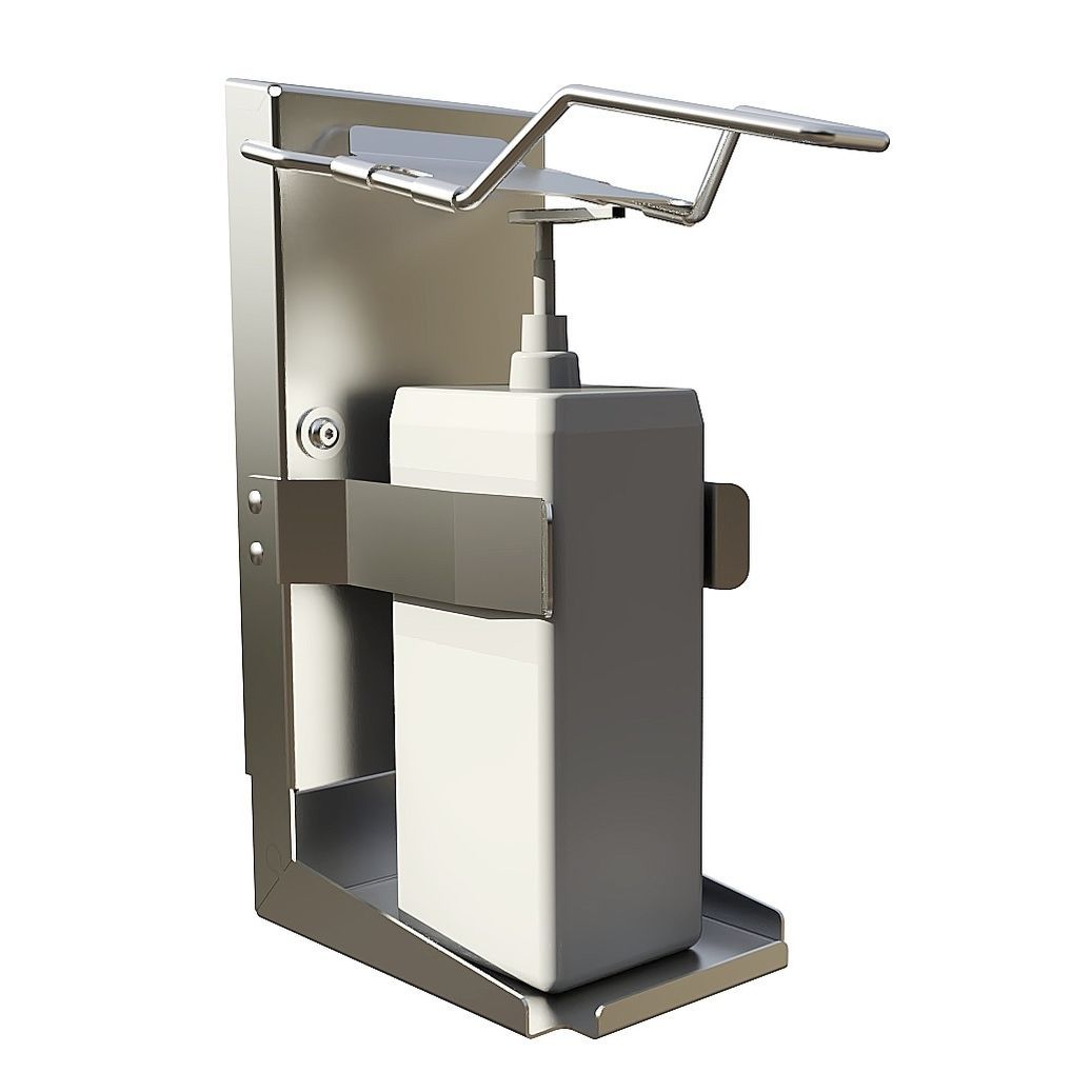 Soap dispenser - 16545-SOAP - Adexte - wall-mounted / stainless steel