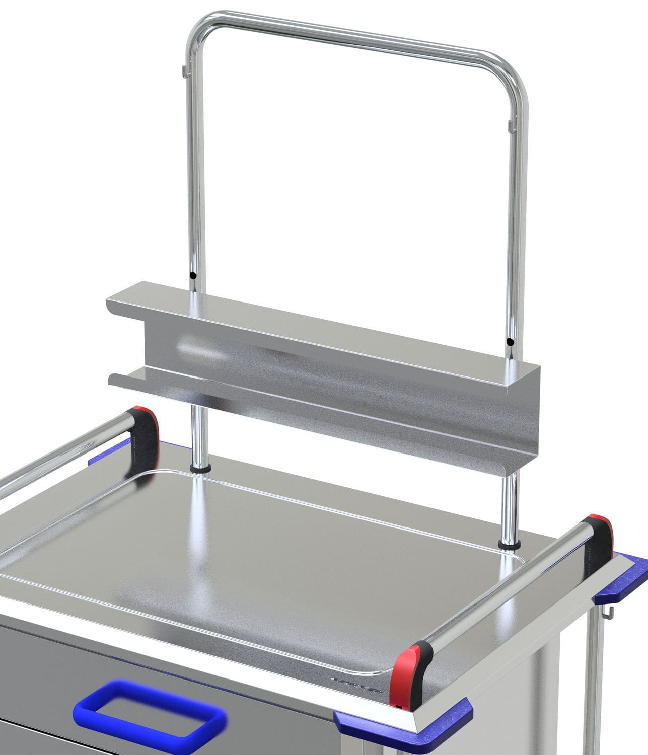 Trolley storage accessory - 15672-SP05 - Adexte - stainless steel