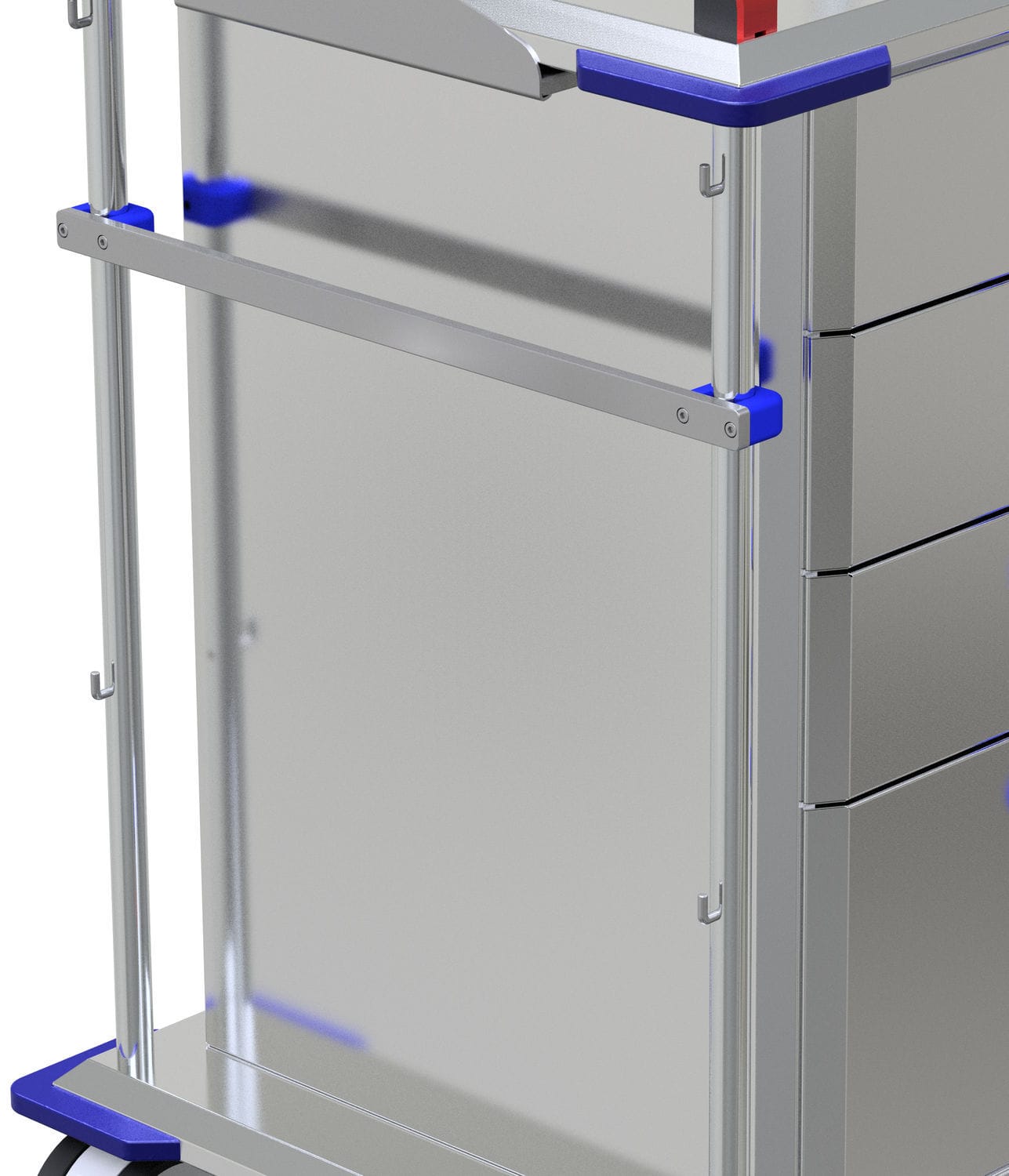 Trolley storage accessory - 15672-6 - Adexte - stainless steel