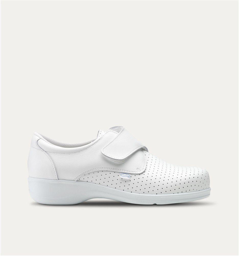 Unisex hospital shoes - Beta - Feliz Caminar - anti-slip / white / black