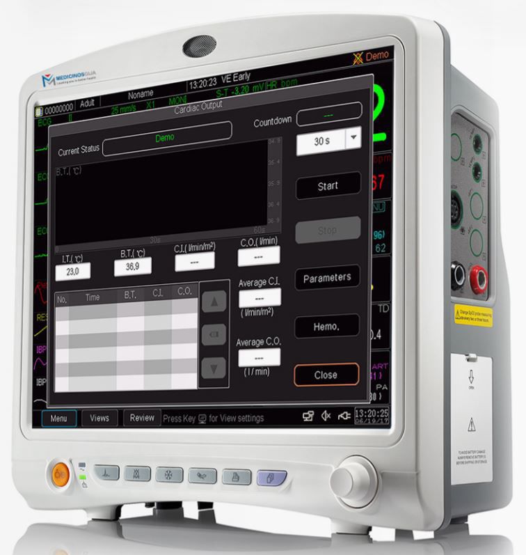 Compact multi-parameter monitor - SIGNSCOPE 12 - (UAB) "MEDICINOS GIJA ...