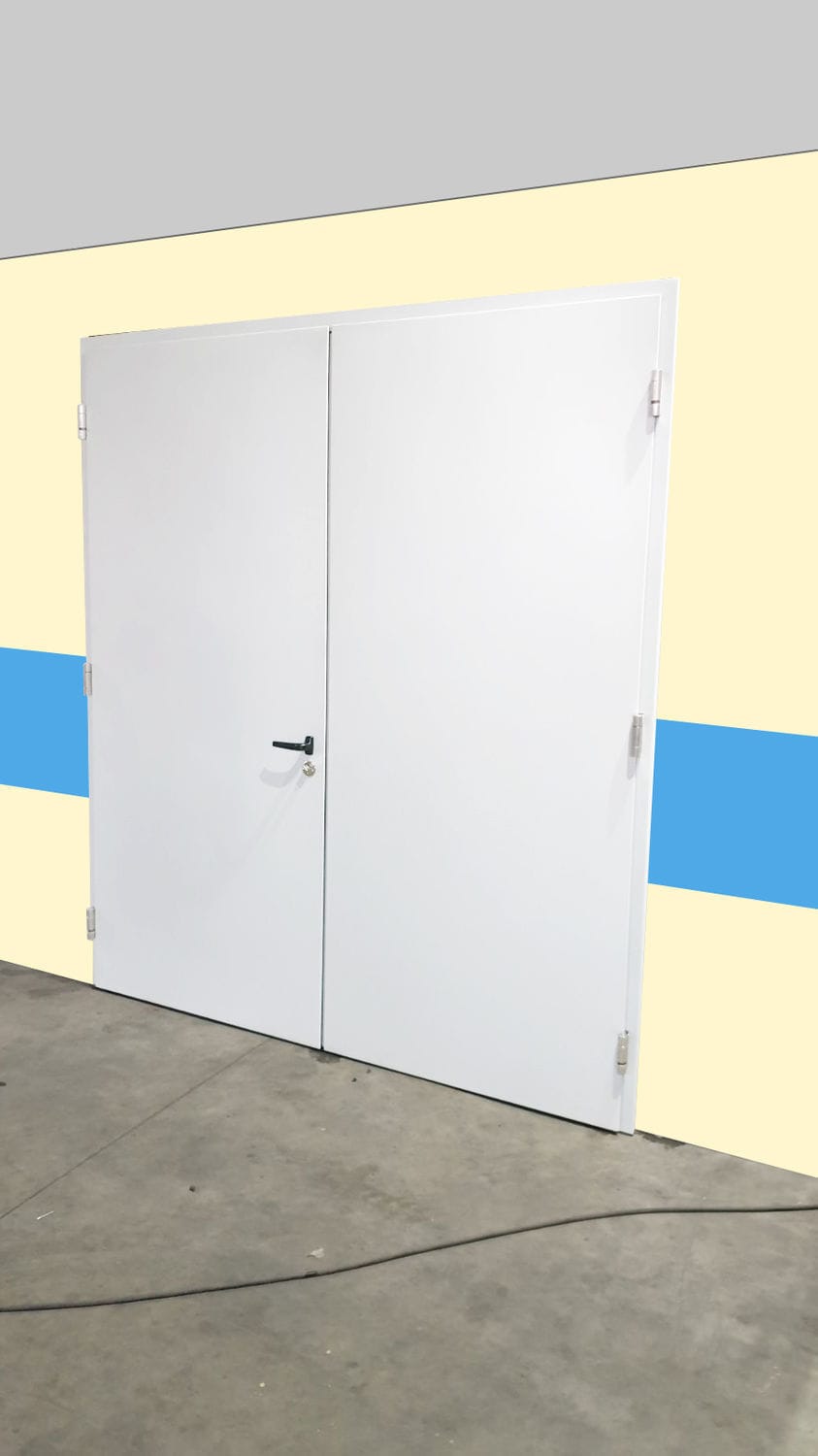 Radiation protection door - X-RAY DOORS - shielded / MRI / for ...