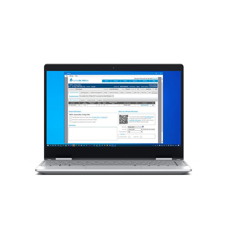 Diabetes management software - INRstar - LumiraDx - training / clinical ...
