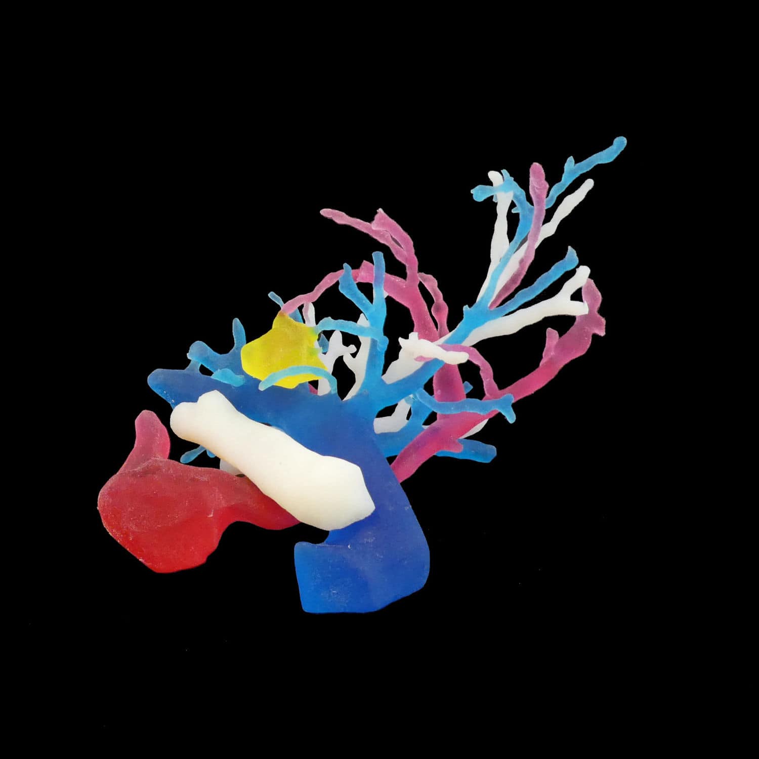 Bronchus anatomical model - Bone 3D - training / handheld