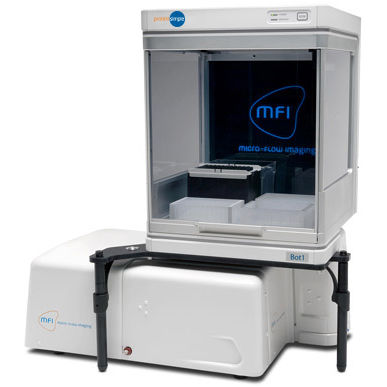 Digital image processing particle size analyzer - MFI™ - ProteinSimple - for biopharmaceutical ...