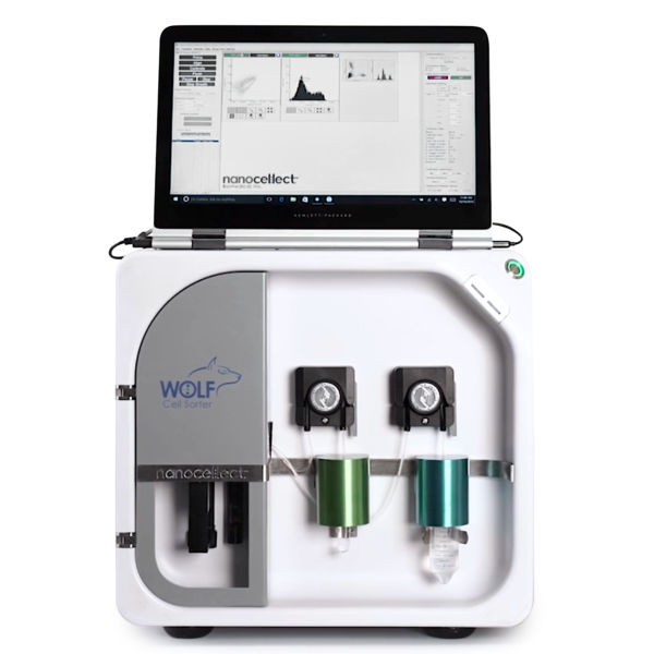 Microfluidic cell sorter - WOLF - NanoCellect Biomedical - single-cell ...