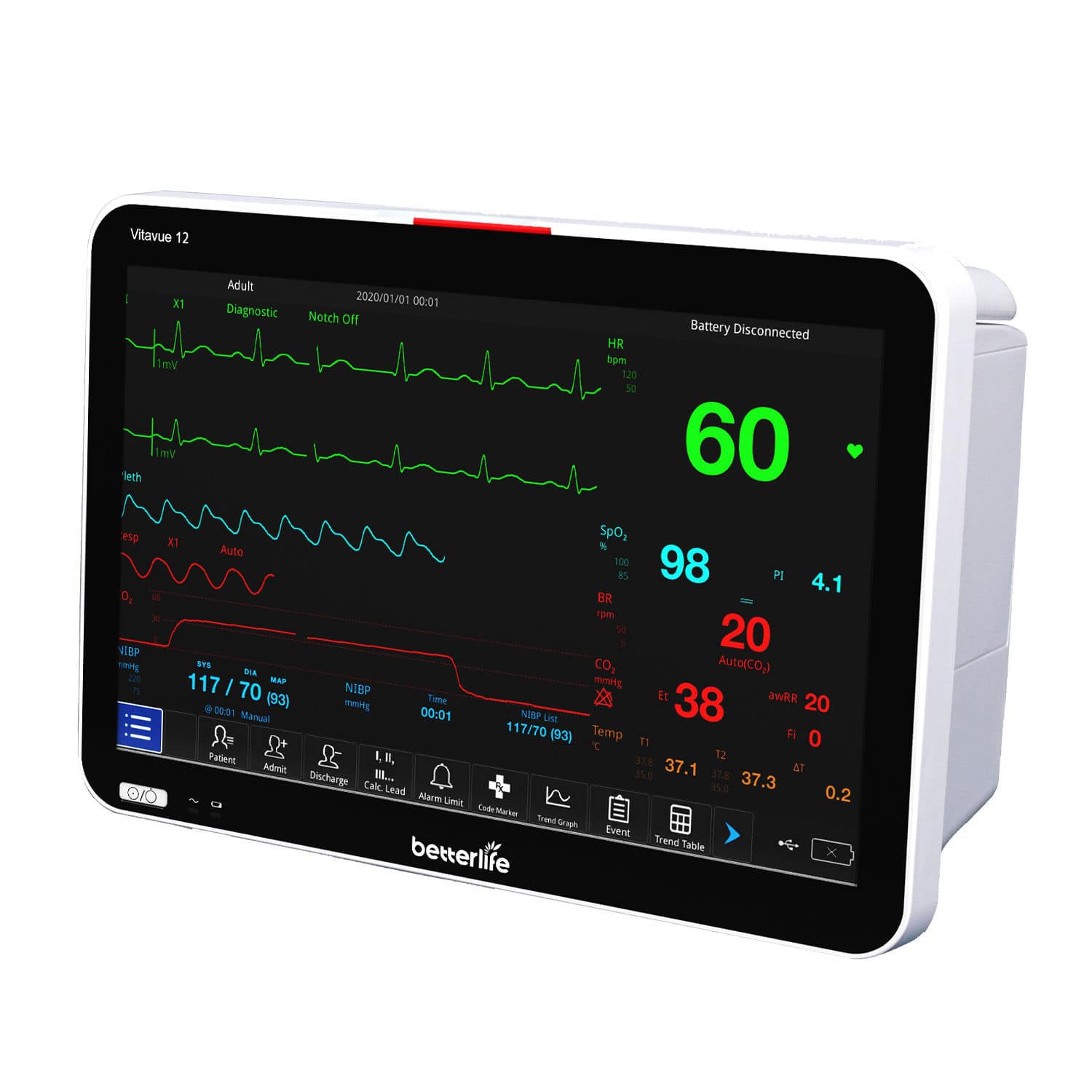 Modular patient monitor - VITAVUE 12 - Better Life Medical Technology ...