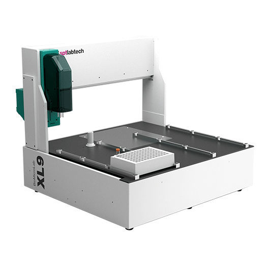 Workflow management laboratory automation system - BioMicroLab XL9 - SPT Labtech - tube sorting ...