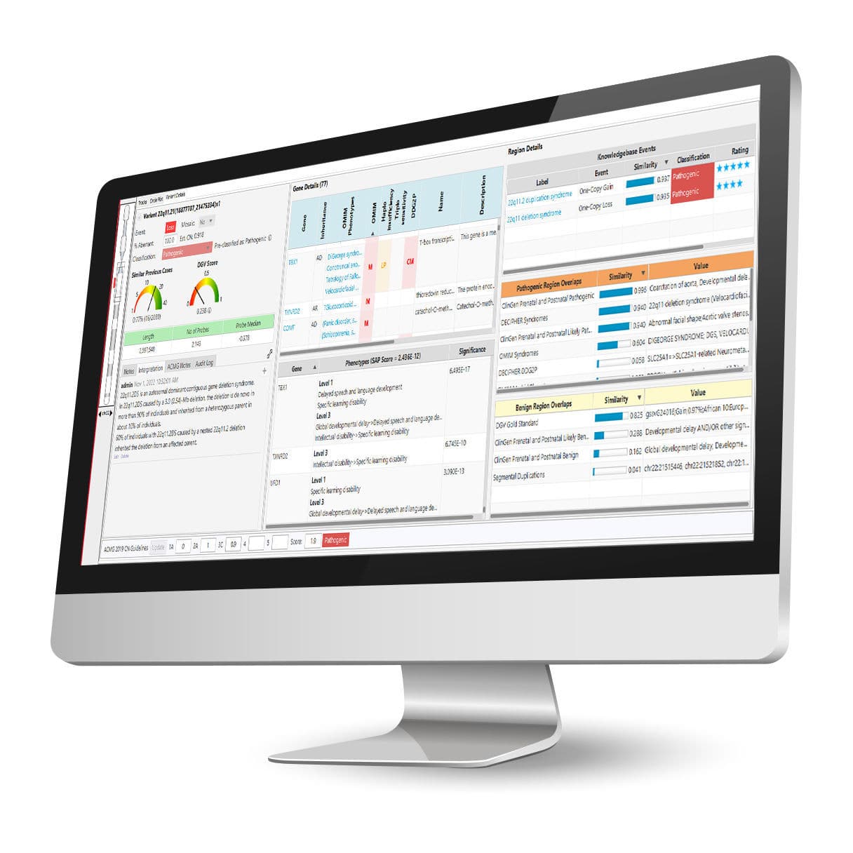 Analysis software - NₓClinical - Bionano Genomics - interpretation / NGS / medical