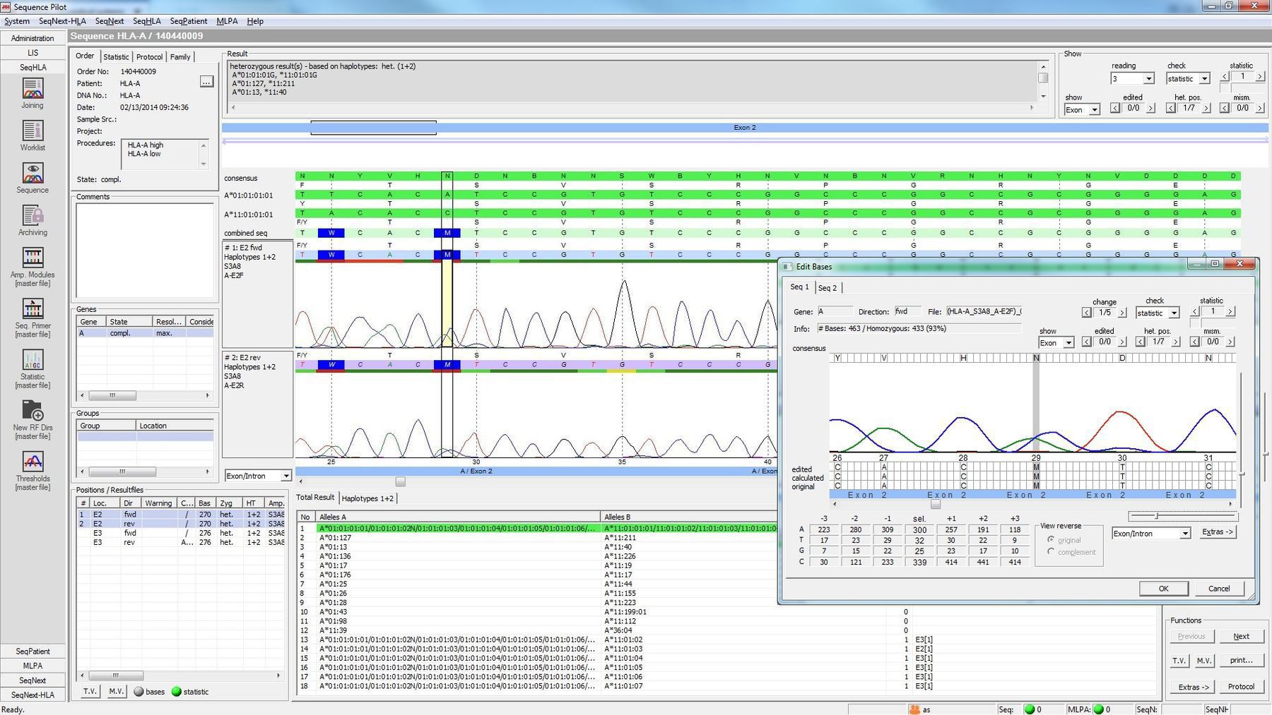 HLA sequencing software module - SEQHLA - JSI medical systems ...