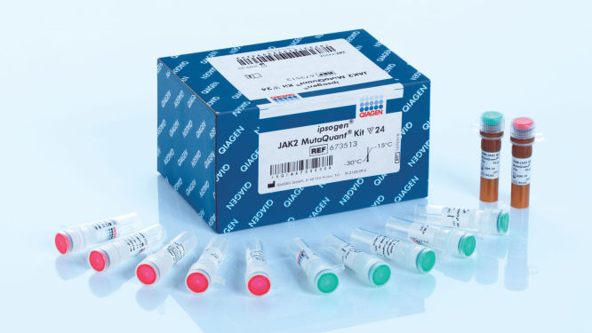 JAK2 mutation test kit - ipsogen - QIAGEN - for research / oncology ...