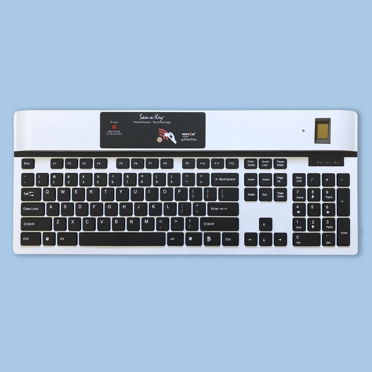 Medical keyboard with numeric keypad - KSI-1700 SX HFFFW-16 - Key ...
