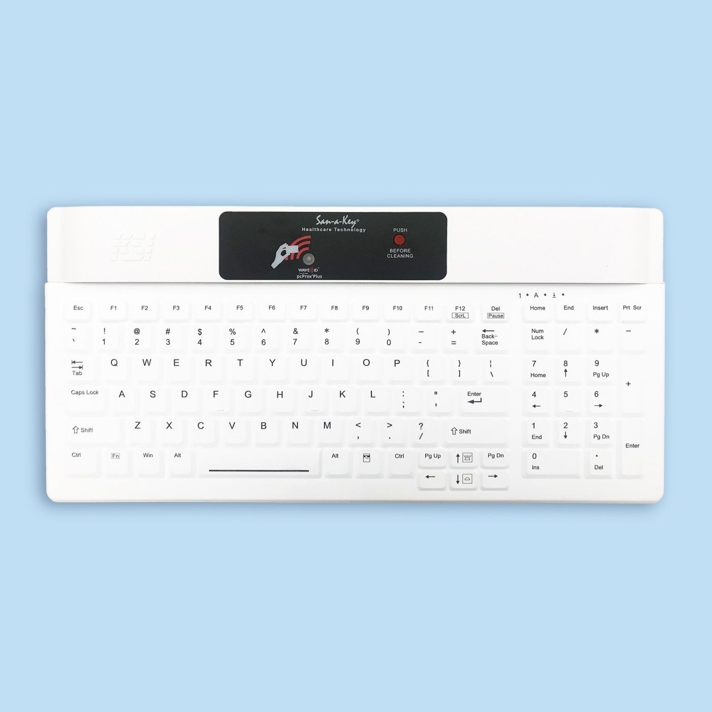 Medical keyboard with numeric keypad - KSI-1802R SX HW-16 - Key Source ...