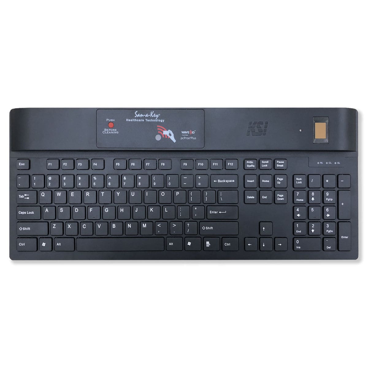 Medical keyboard with numeric keypad - KSI-1700 SX HFFFB-16 - Key ...