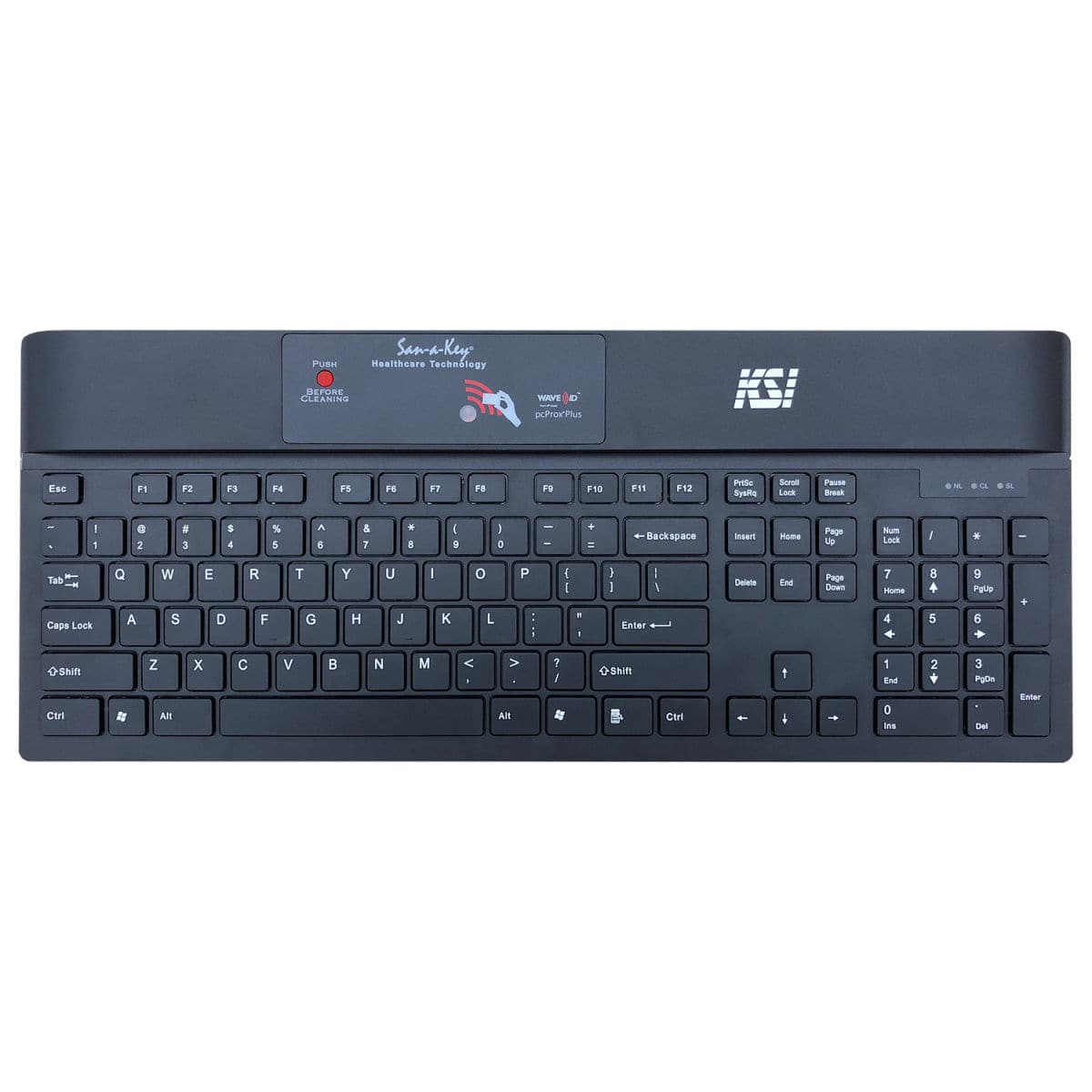 Medical keyboard with numeric keypad - KSI-1700 SX HB-16 - Key Source ...