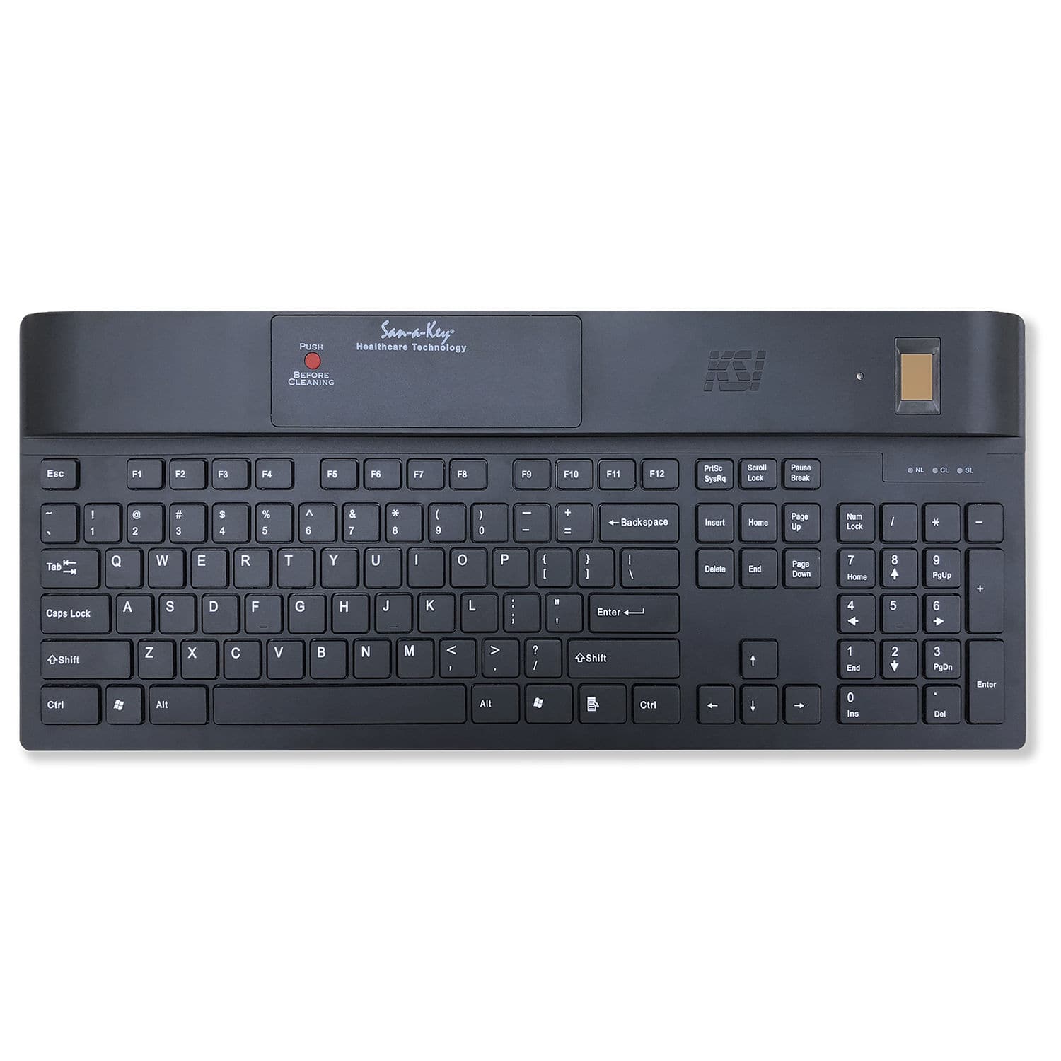 Medical keyboard with numeric keypad - KSI-1700 SX FFFB - Key Source ...