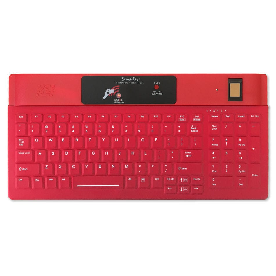 Medical keyboard with numeric keypad - KSI-1802R SX HFFFR-16 - Key ...