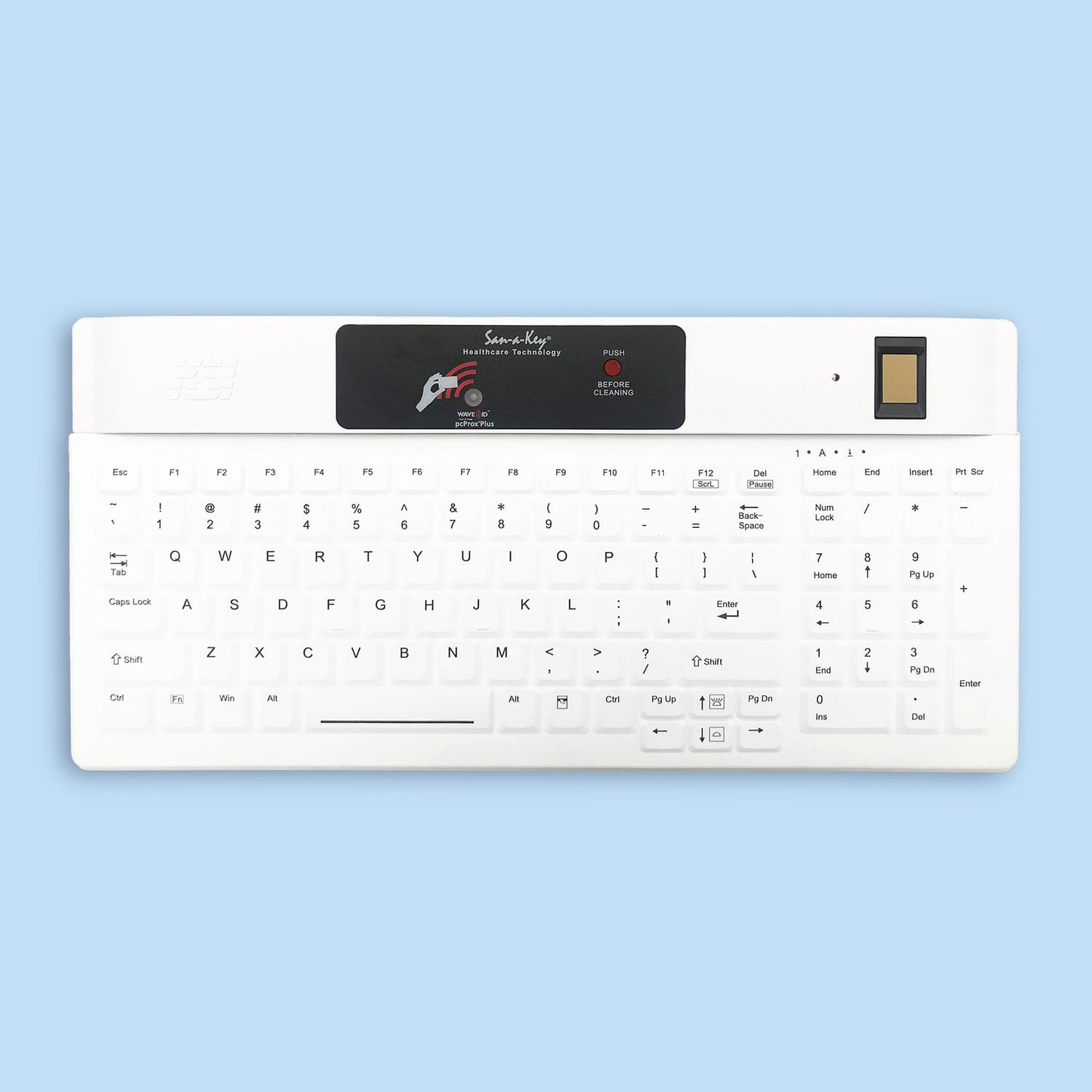 Medical keyboard with numeric keypad - KSI-1802R SX HFFFW-16 - Key ...
