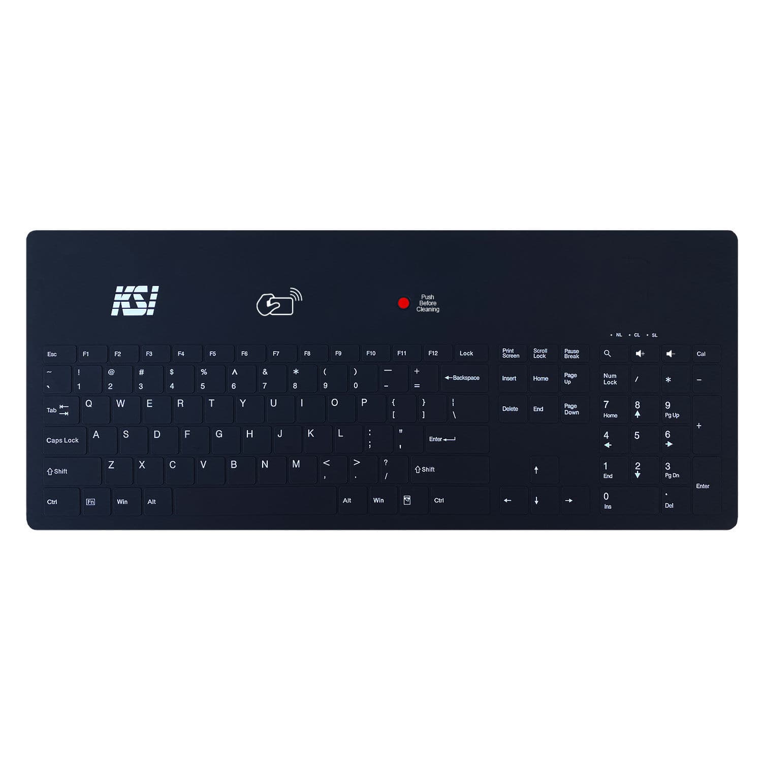 RFID medical keyboard - KSI-2000 - Key Source International - silicone ...