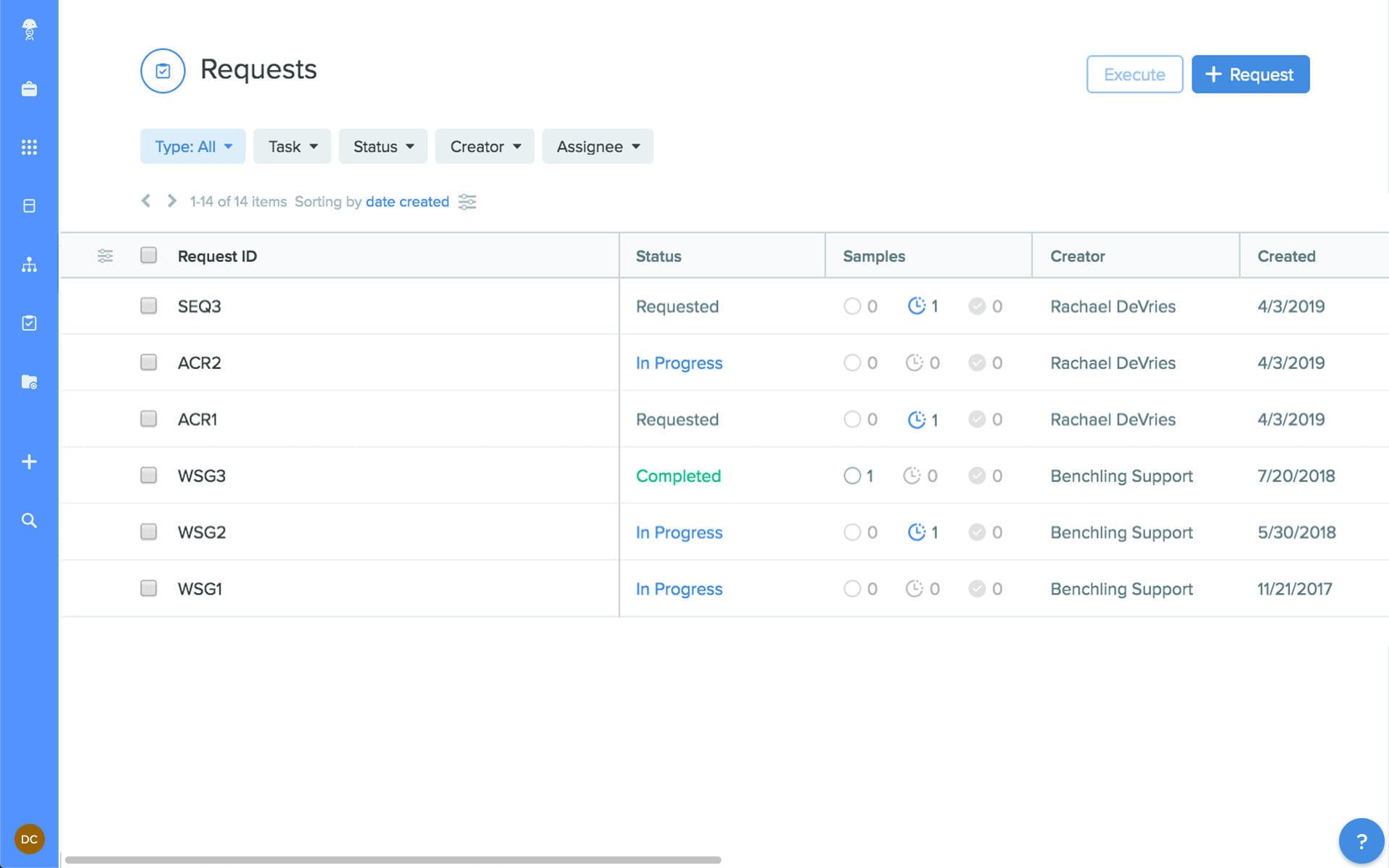 Management software - workflows - Benchling - design / laboratory