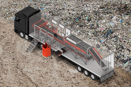 Semi-automatic sorting system - MSK-150 - Eco-Spectrum LLC