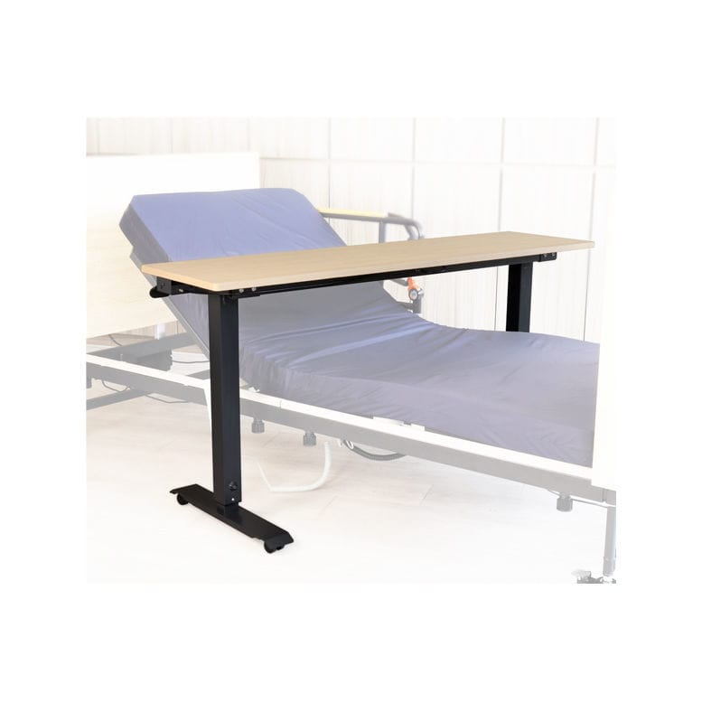 Height-adjustable over-bed table - END-1001B - Enigma Care - on casters ...