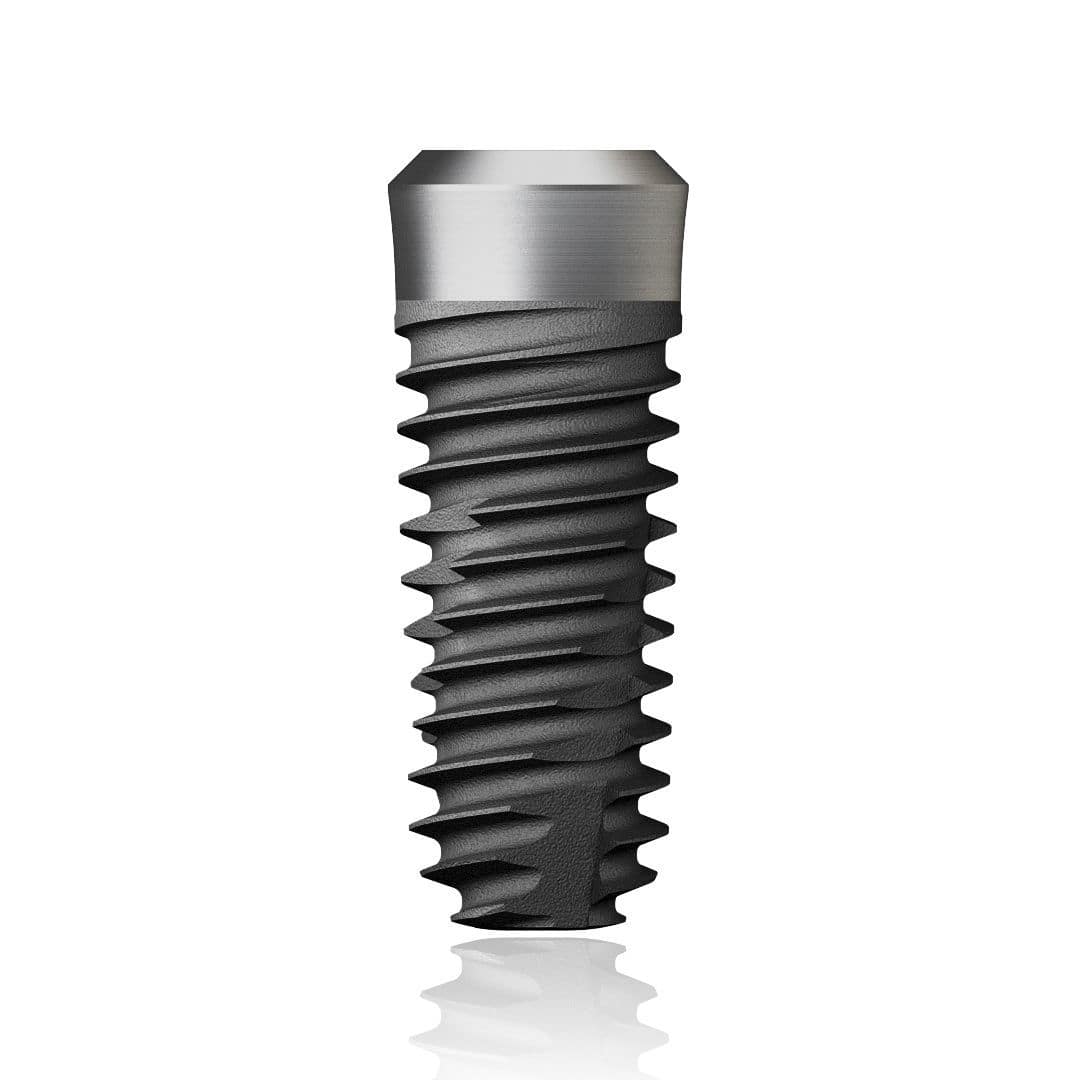Tapered dental implant - SS III - Osstem Implant France - titanium ...