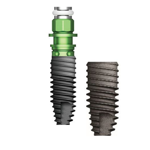 Cylindrical dental implant - TSII SA - Osstem Implant France - titanium ...