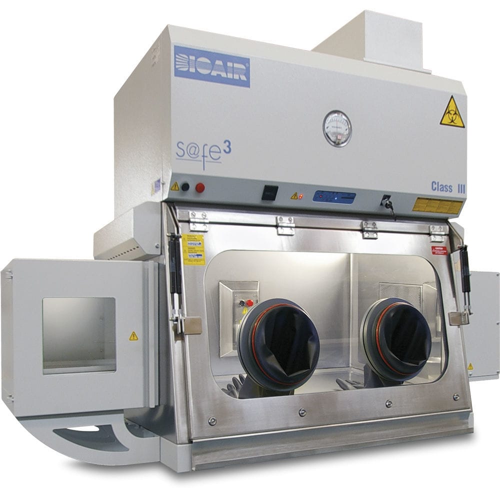 Class III microbiological safety cabinet - SAFE³ - BioAir - laboratory ...
